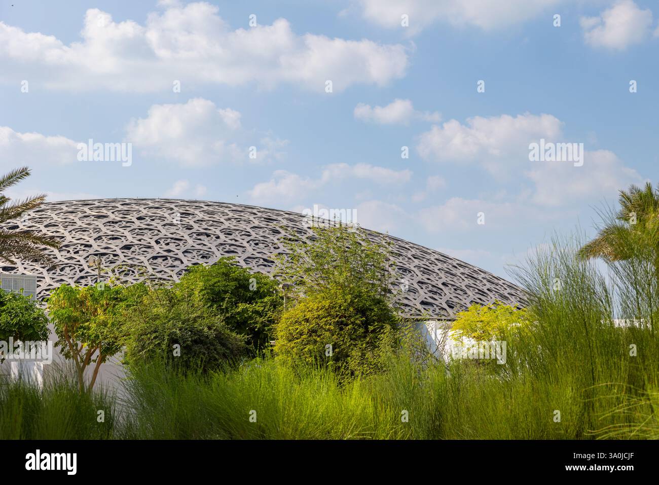 Abu Dhabi, UAE - December 2, 2024: Louvre is art museum located on ...