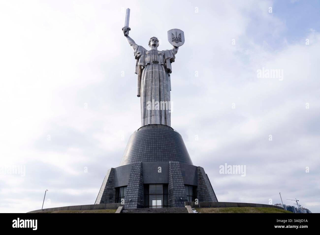 Kyiv, Kyiv City, Ukraine. 4th Mar, 2025. Motherland Monument, also ...