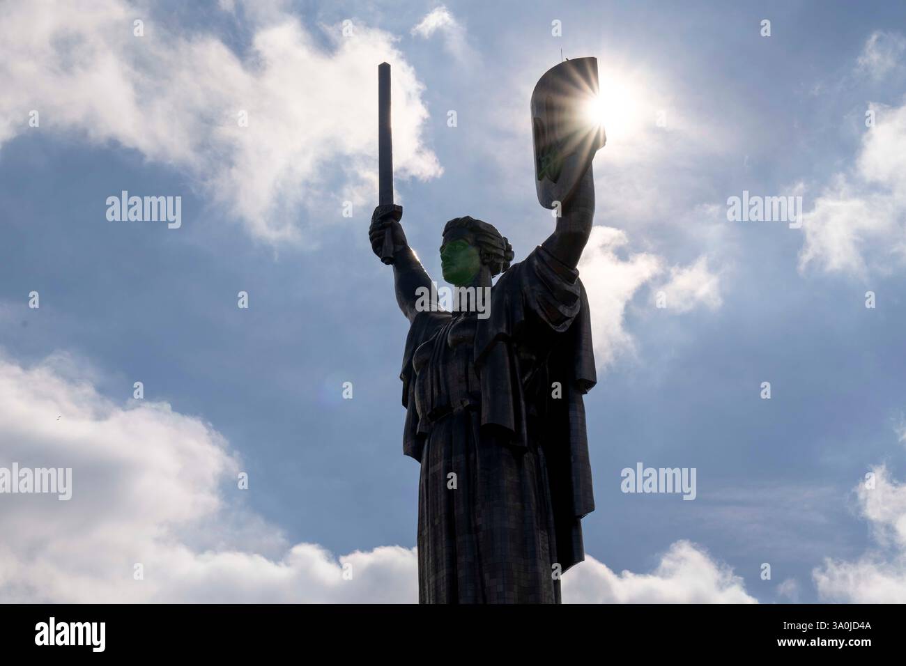 March 4, 2025, Kyiv, Kyiv City, Ukraine: Motherland Monument, also ...