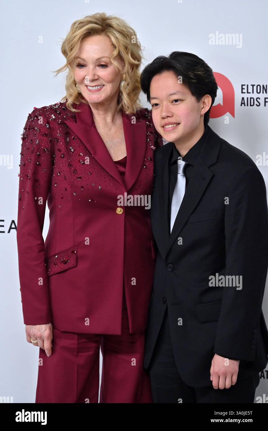 LOS ANGELES - MAR 2: Jean Smart, Forrest Gilliland at the Elton John ...
