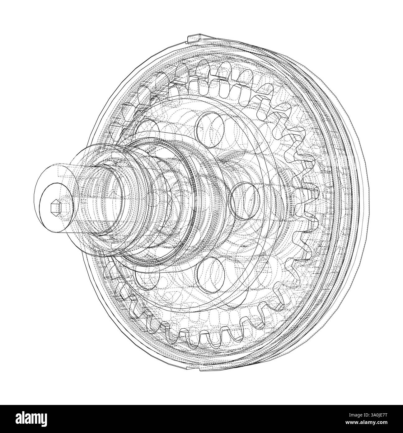 Wave Reducer. Vector illustration, 3d render Stock Vector Image & Art ...