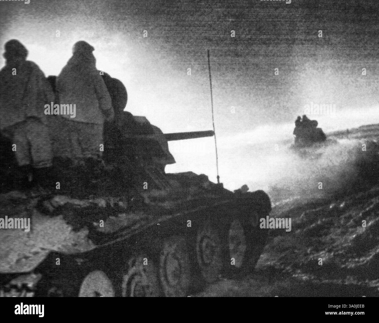 Soviet t 34 tanks during the operation little saturn in december hi-res ...