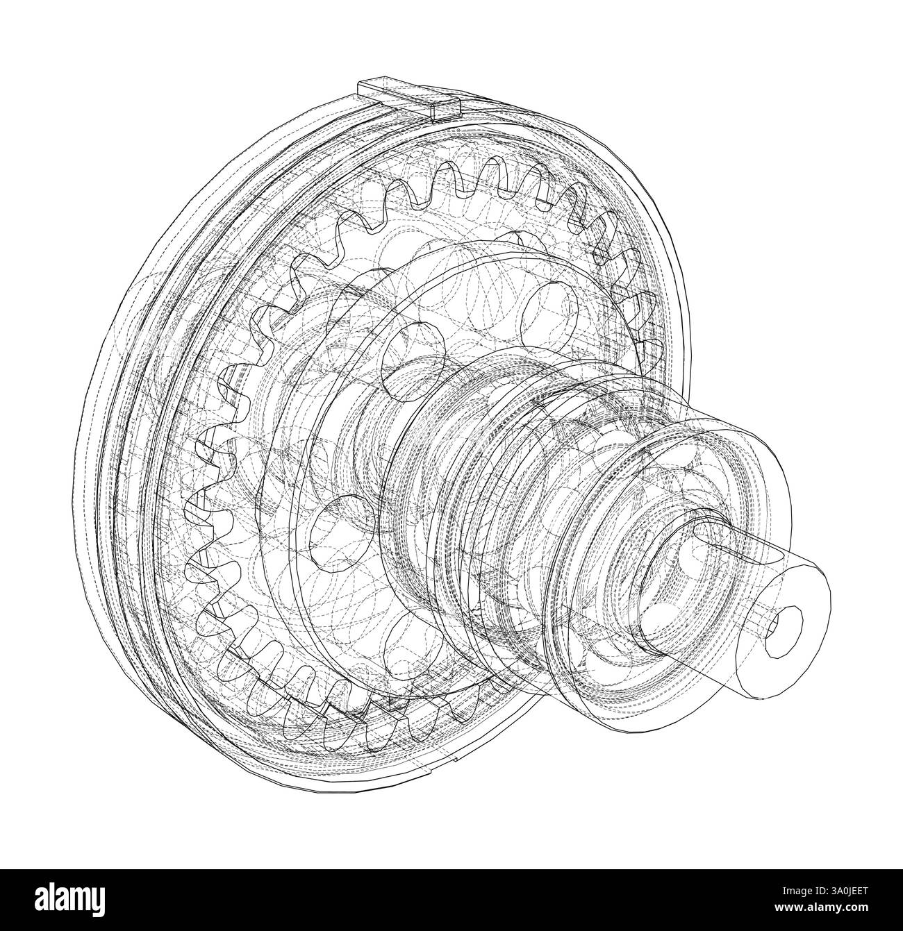 Wave Reducer. Vector illustration, 3d render Stock Vector Image & Art ...