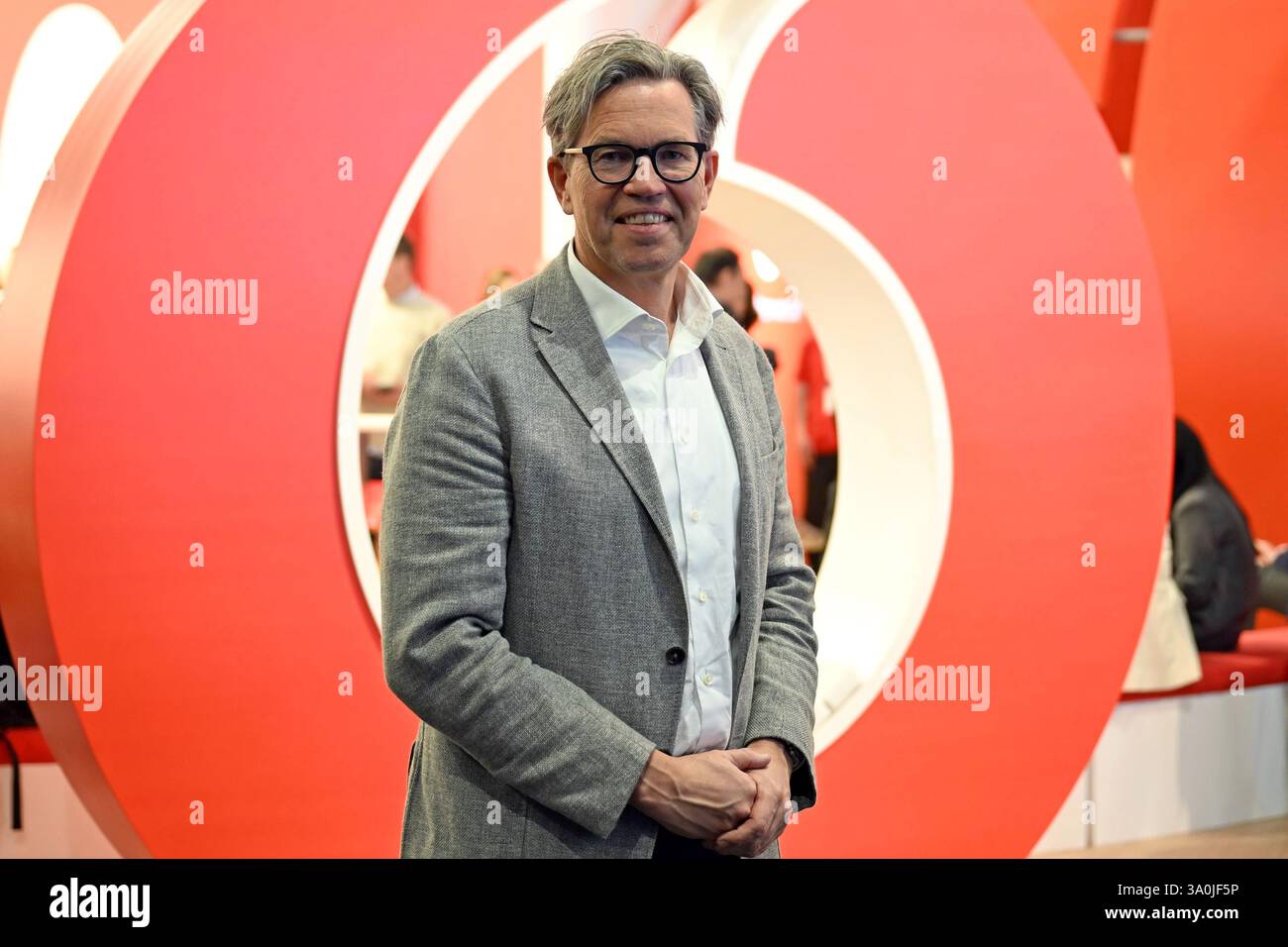 Barcelona, Spain. 04th Mar, 2025. The head of Vodafone Germany, Marcel ...