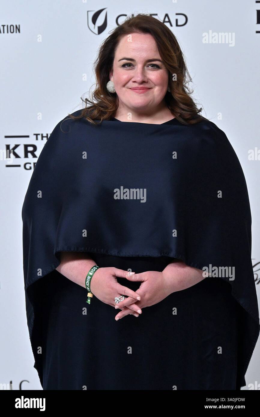 LOS ANGELES - MAR 2: Jessica Gunning at the Elton John Academy Awards ...