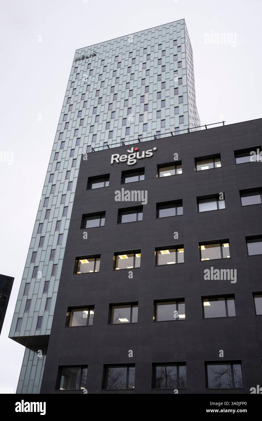 Modern Barcelona in the Glories district. Barcelona is the capital and ...