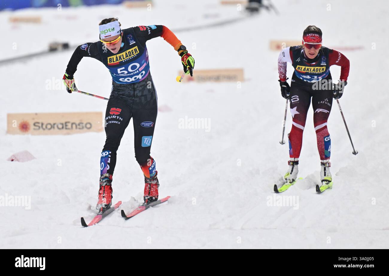 04 March 2025, Norway, Trondheim: Nordic skiing: World Championships ...