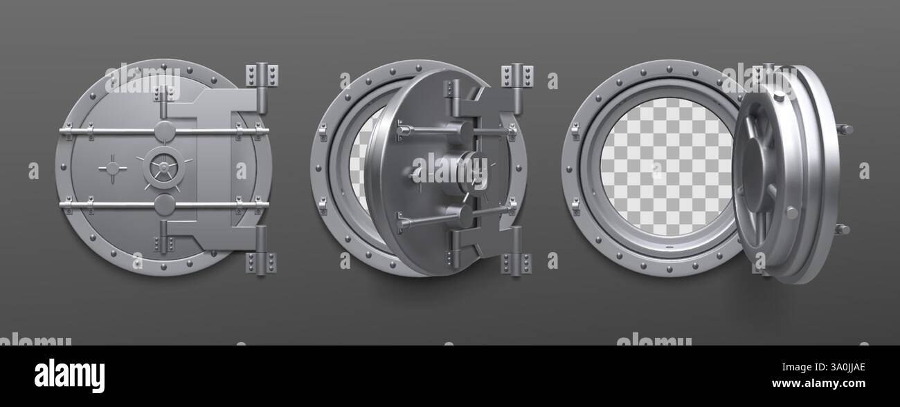 Vault door mechanism hi-res stock photography and images - Alamy