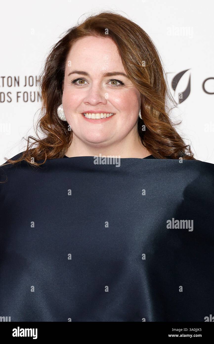 LOS ANGELES - MAR 2: Jessica Gunning at the Elton John Academy Awards ...
