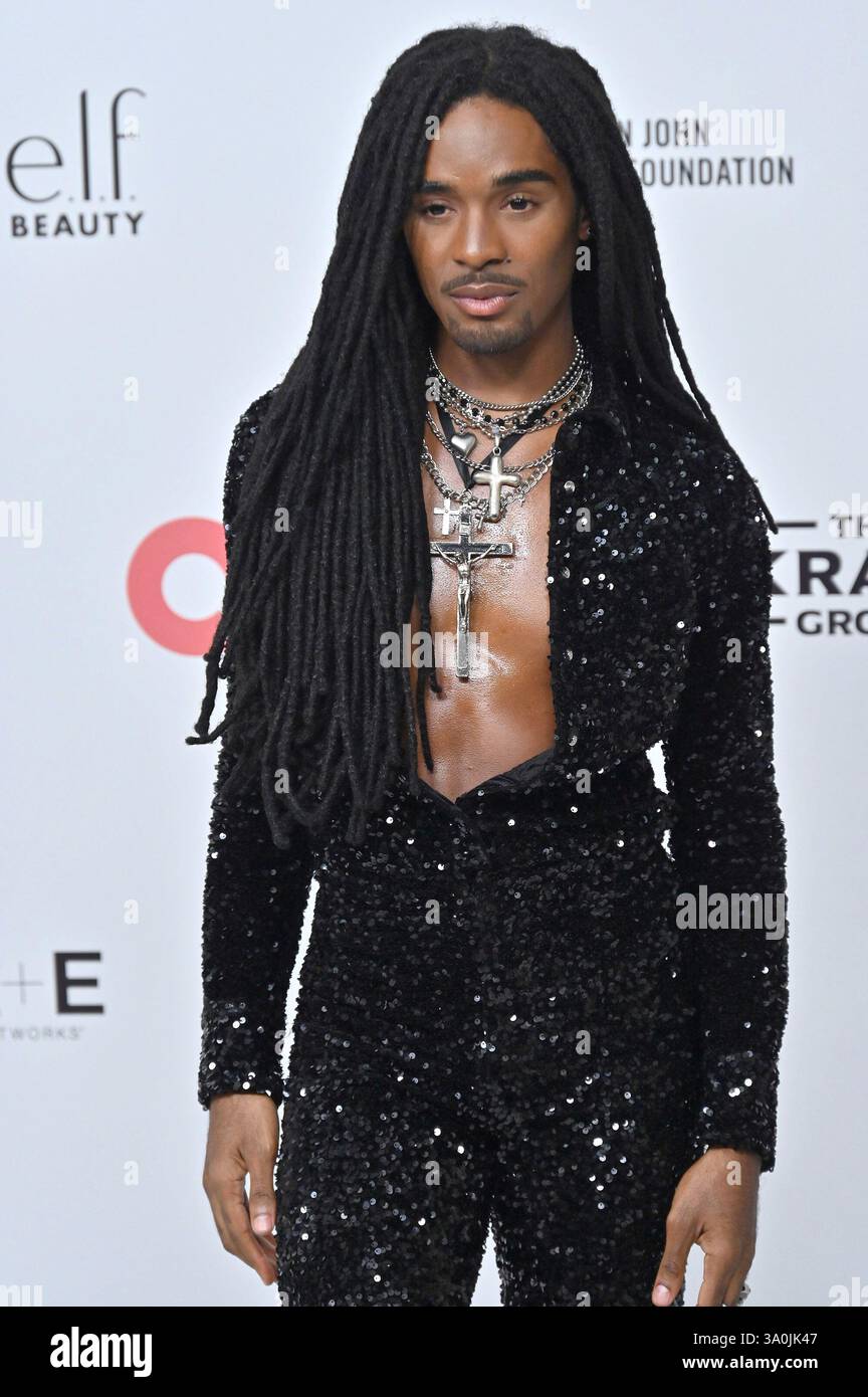 LOS ANGELES - MAR 2: Ruba Wilson at the Elton John Academy Awards ...