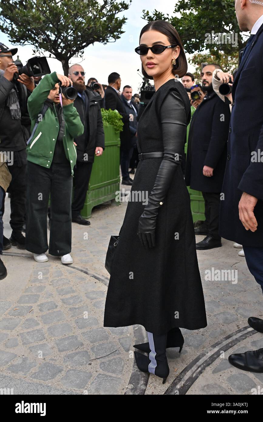 Paris, France. 04th Mar, 2025. Lucy Hale arriving at Dior show during ...