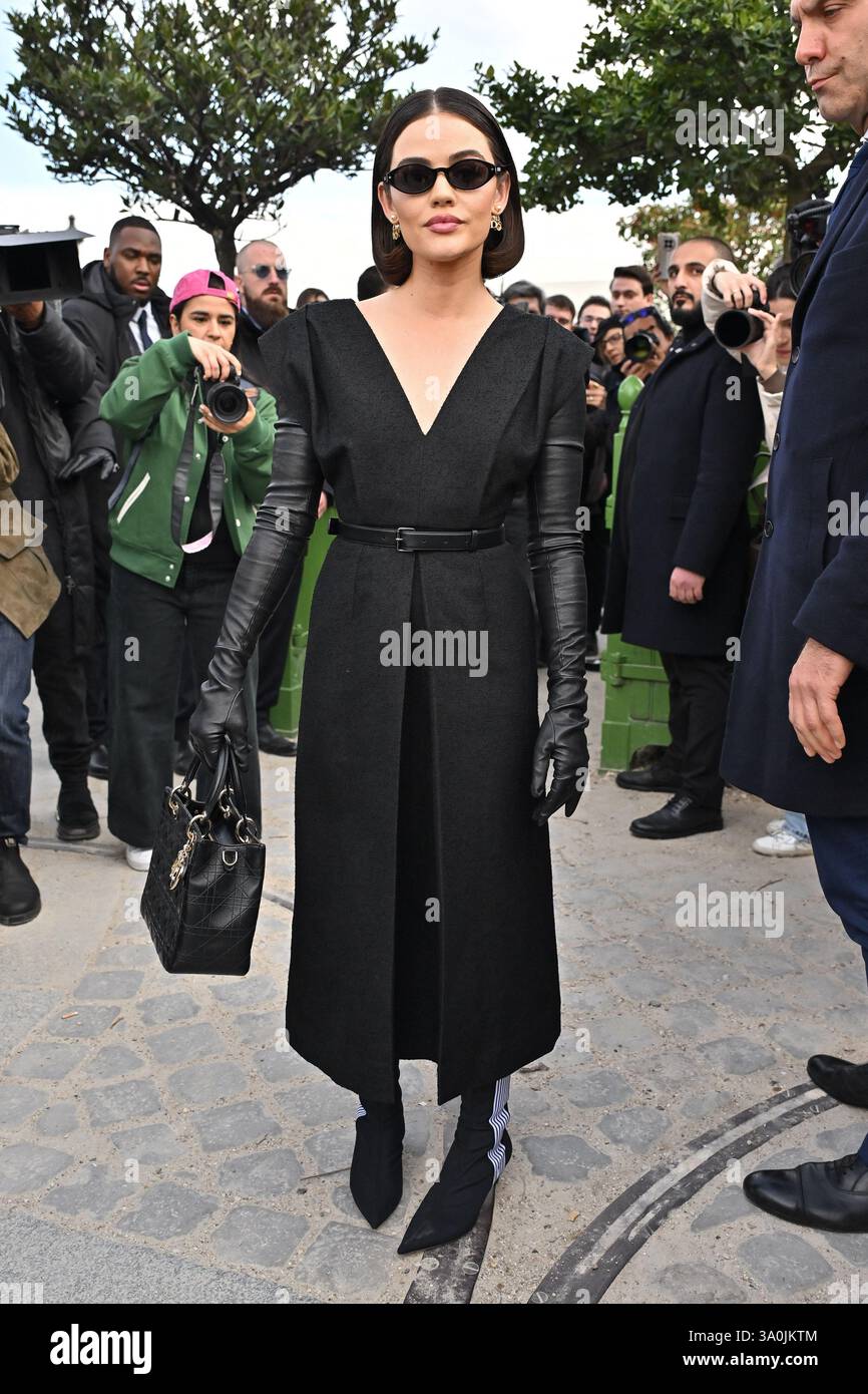 Paris, France. 04th Mar, 2025. Lucy Hale arriving at Dior show during ...