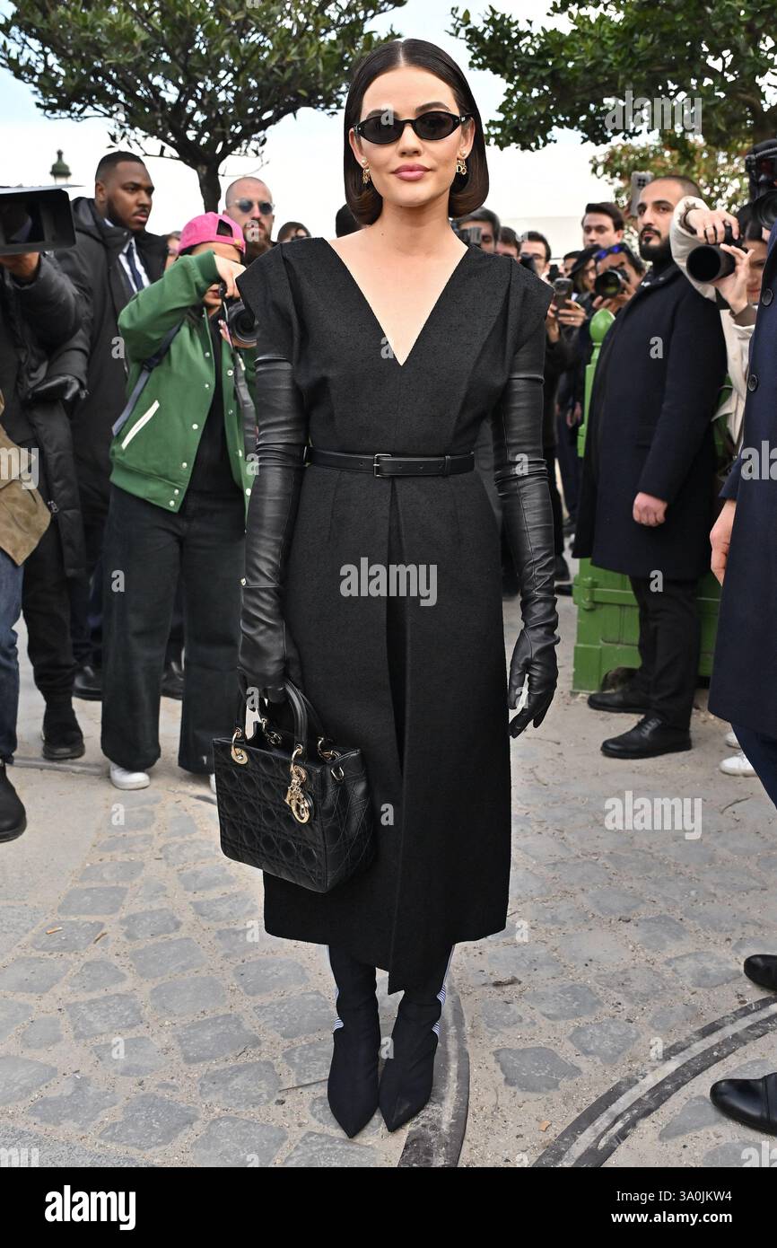 Paris, France. 04th Mar, 2025. Lucy Hale arriving at Dior show during ...