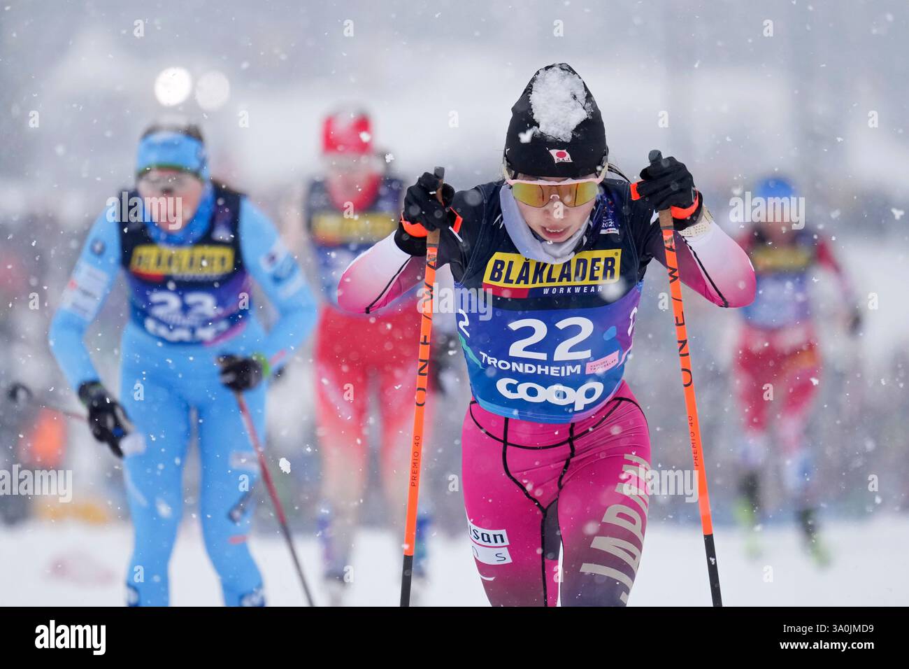 Masae Tsuchiya, of Japan, competes in the women's cross-country 10 Km ...