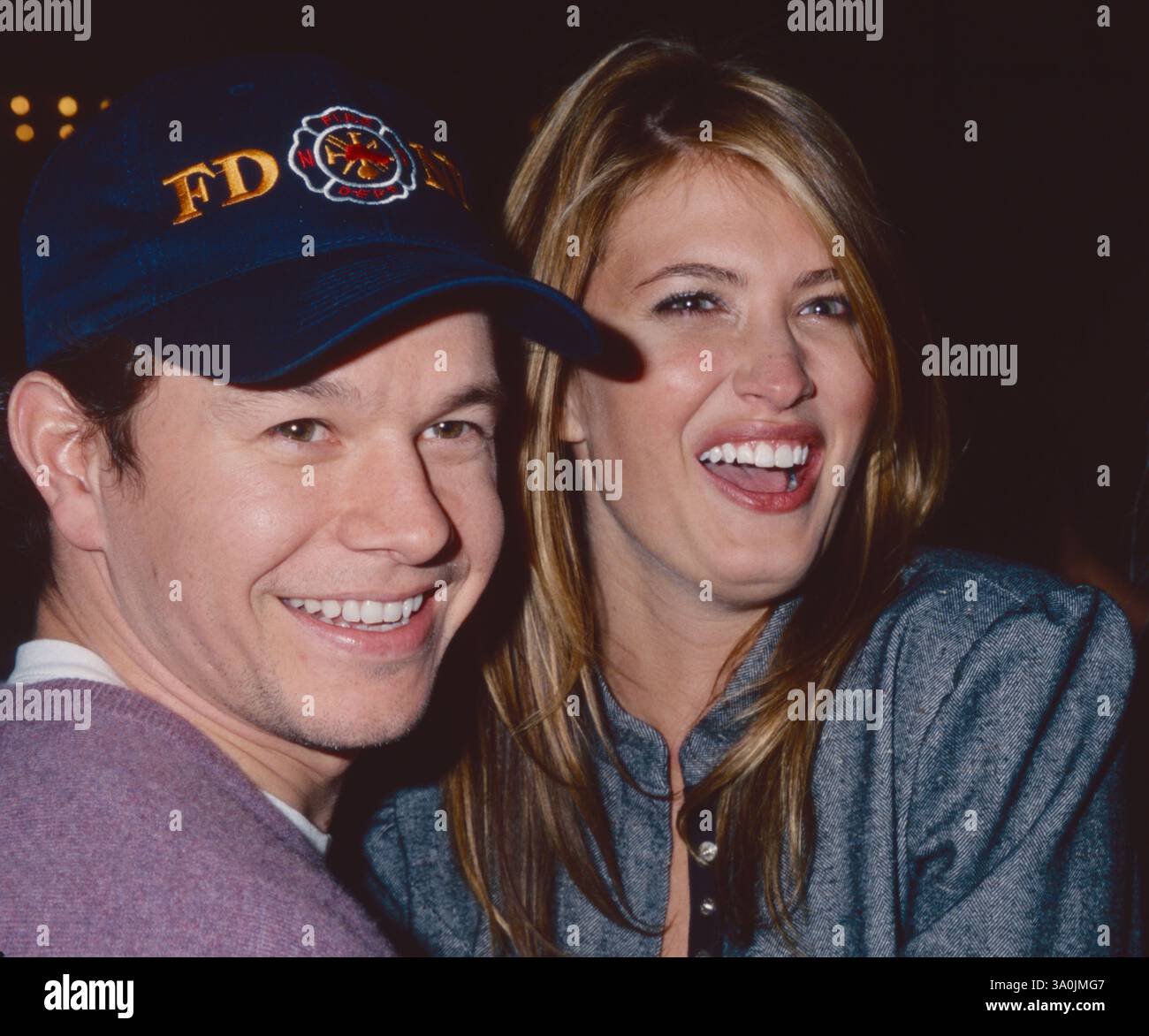 Mark Wahlberg and Rhea Durham attend the 2001 Victoria's Secret Fashion ...