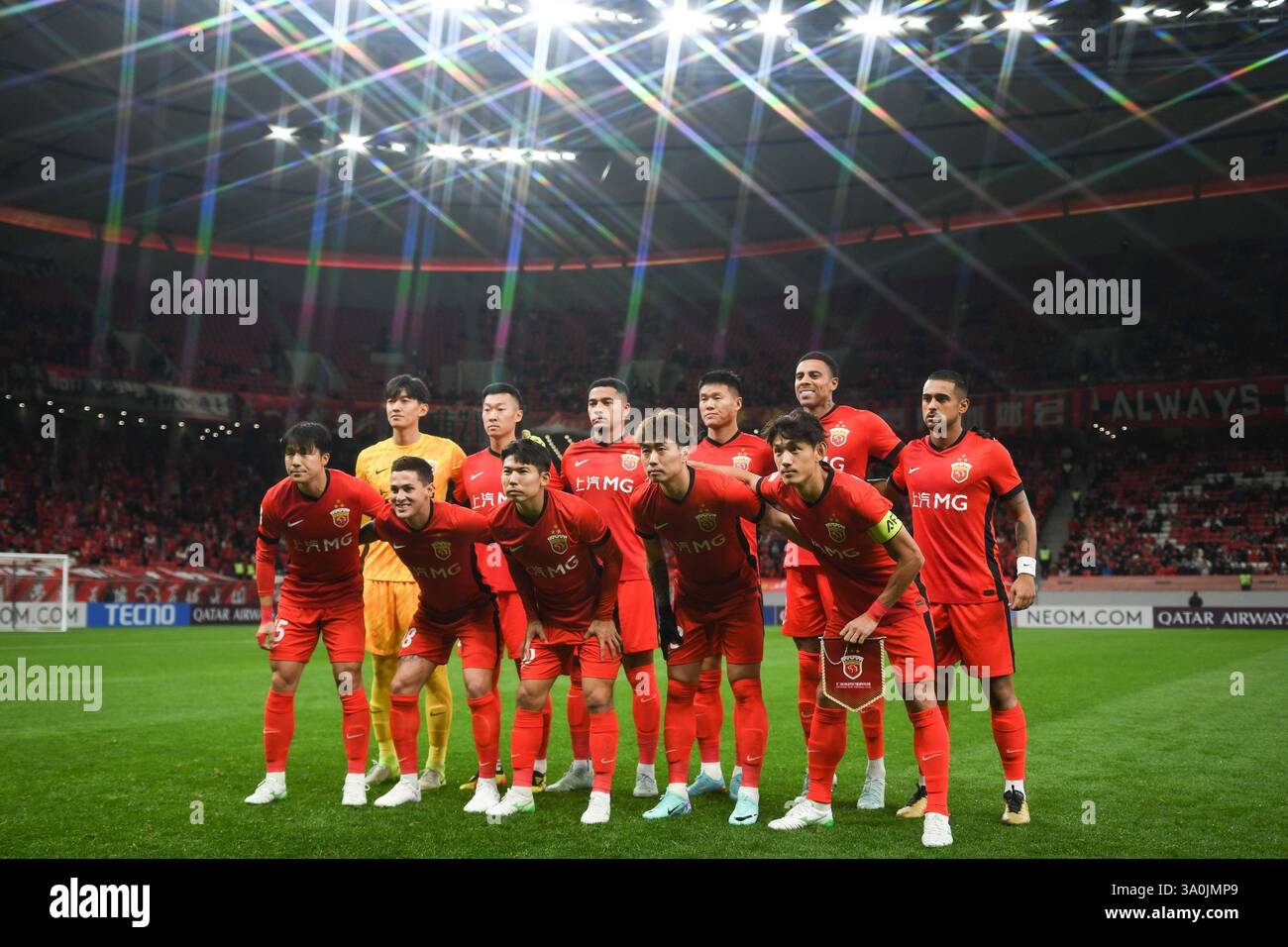 Shanghai, China. 4 March, 2025. Shanghai Port FC during the AFC ...