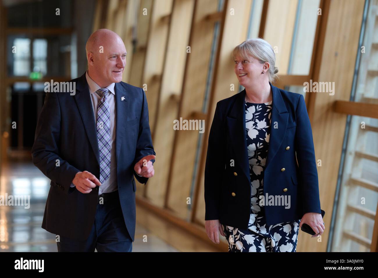 Edinburgh Scotland, UK 04 March 2025. Joe FitzPatrick MSP and Cabinet ...