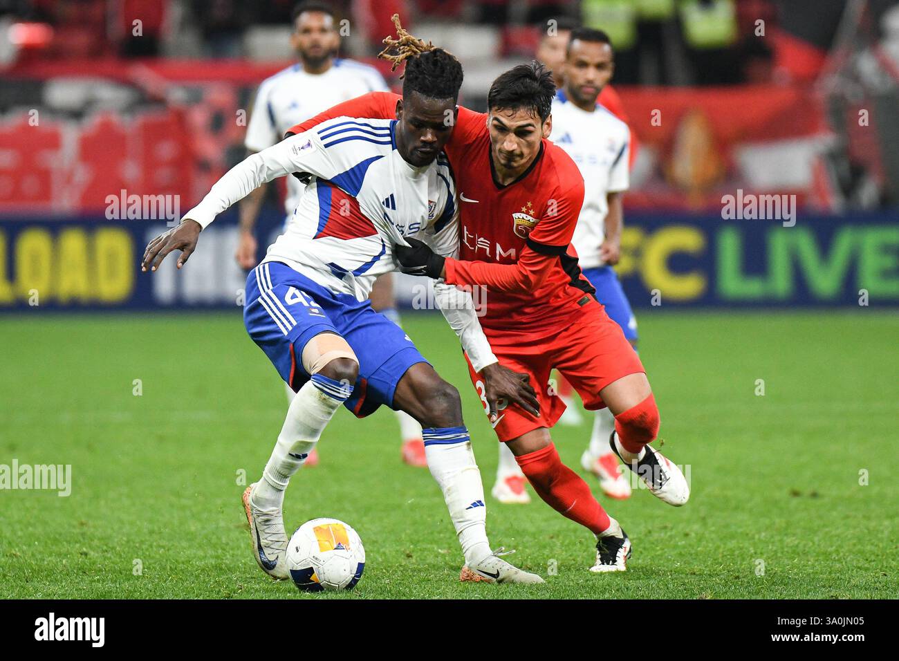 Shanghai, China. 4 March, 2025. Jean Claude #45 of Yokohama F. Marinos ...