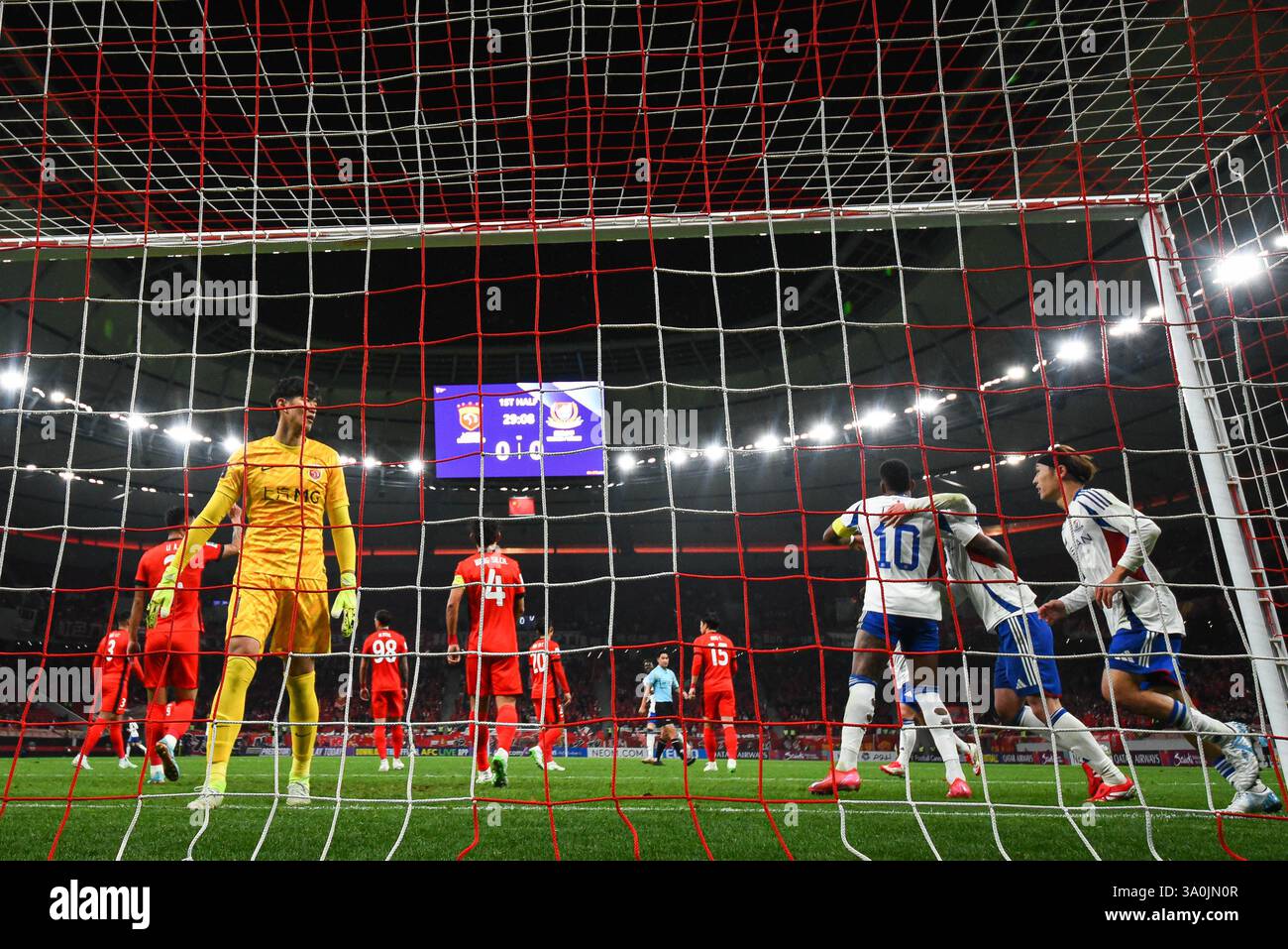 Shanghai, China. 4 March, 2025. Yan Junling #1 of Shanghai Port FC ...