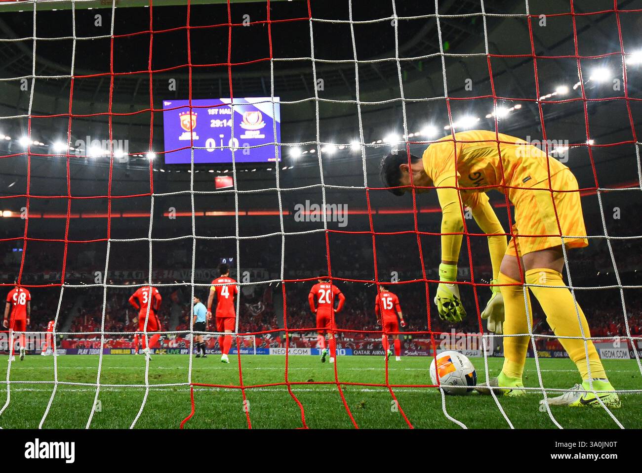 Shanghai, China. 4 March, 2025. Yan Junling #1 of Shanghai Port FC ...