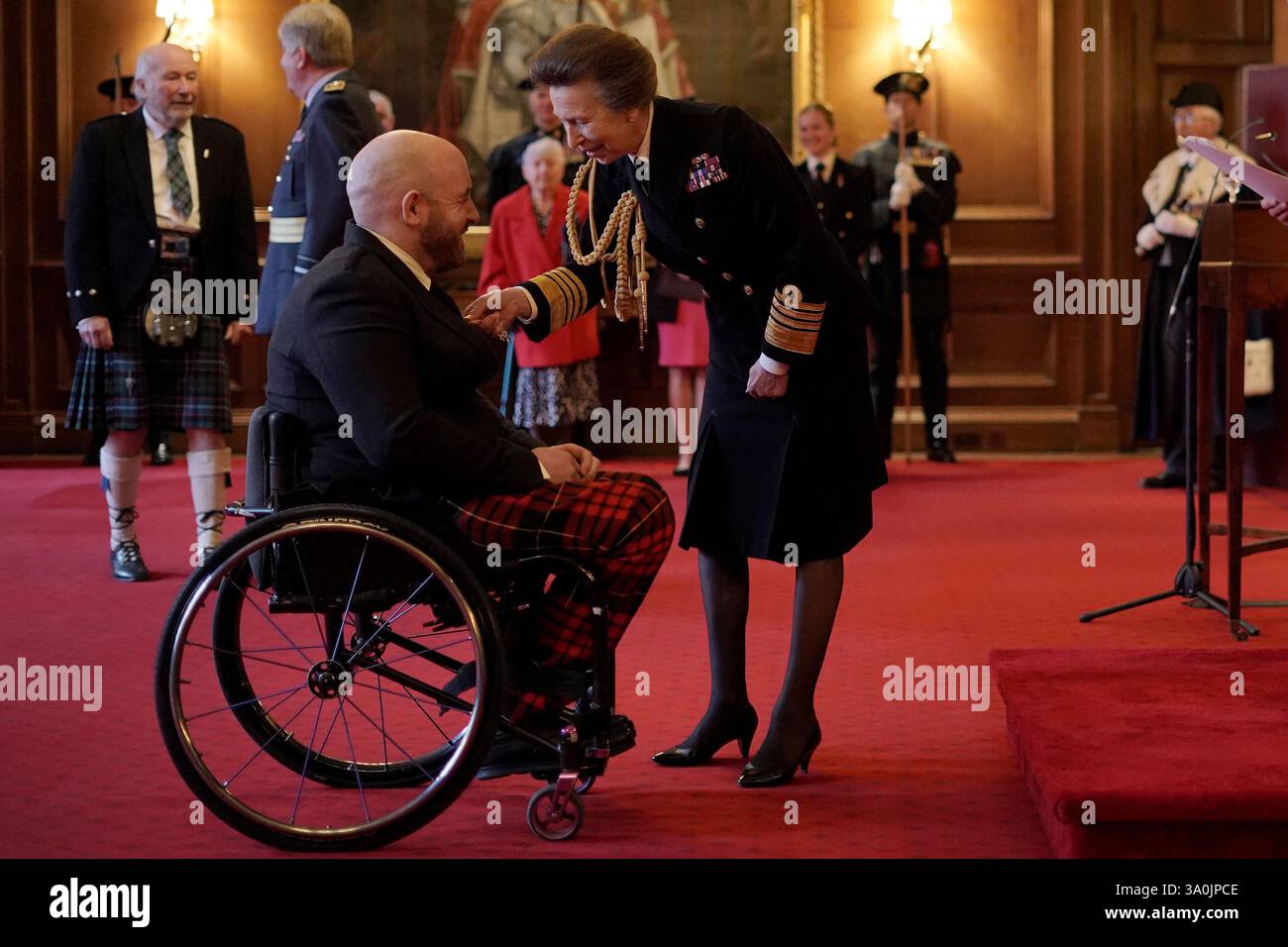 Nathan Macqueen, from Addiewell, is made a Member of the Order of the ...
