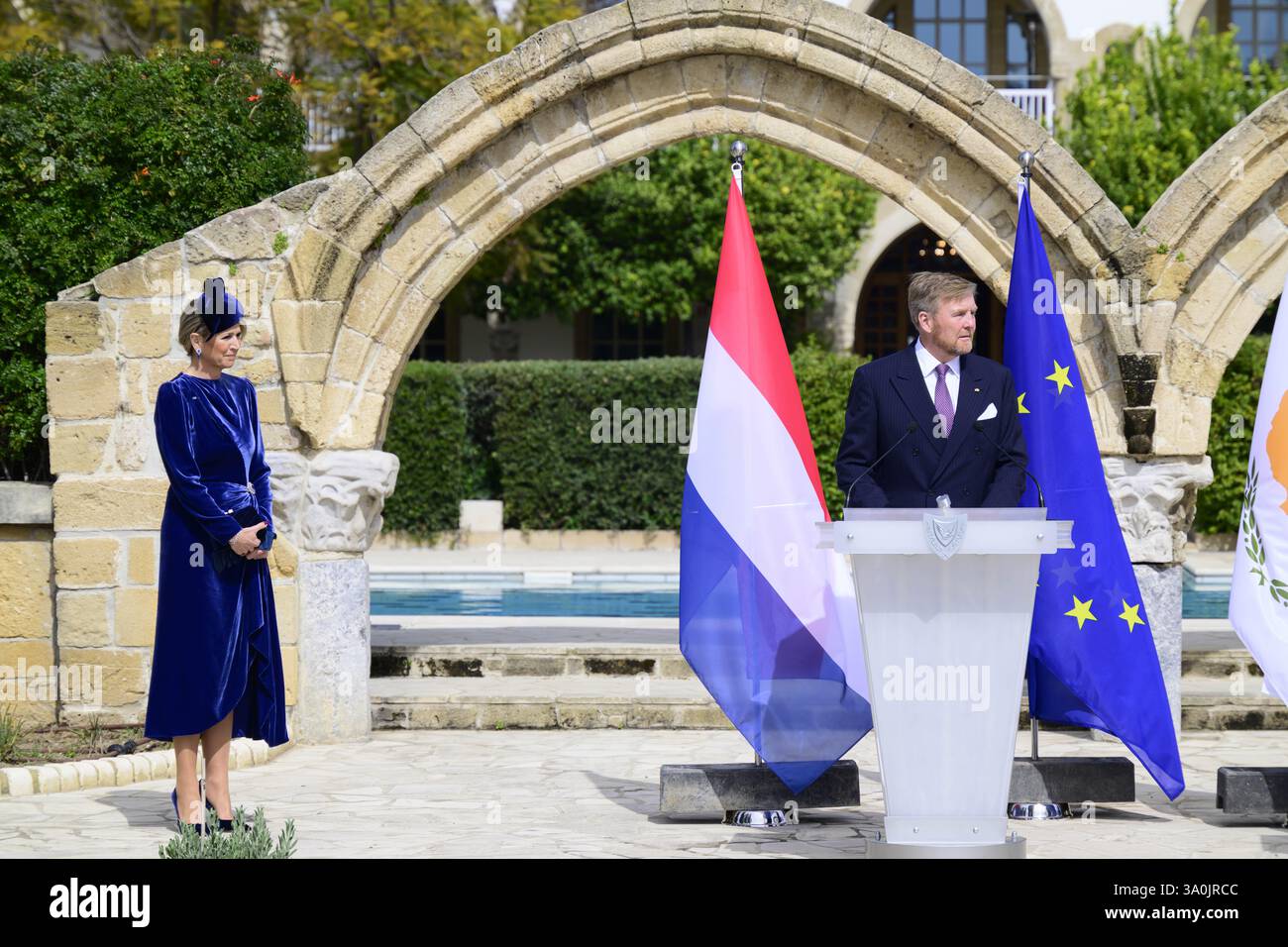 Larnaca, The Netherlands, 2025-03-04 11:21:22 CYPRUS, 04-03-2025,King ...