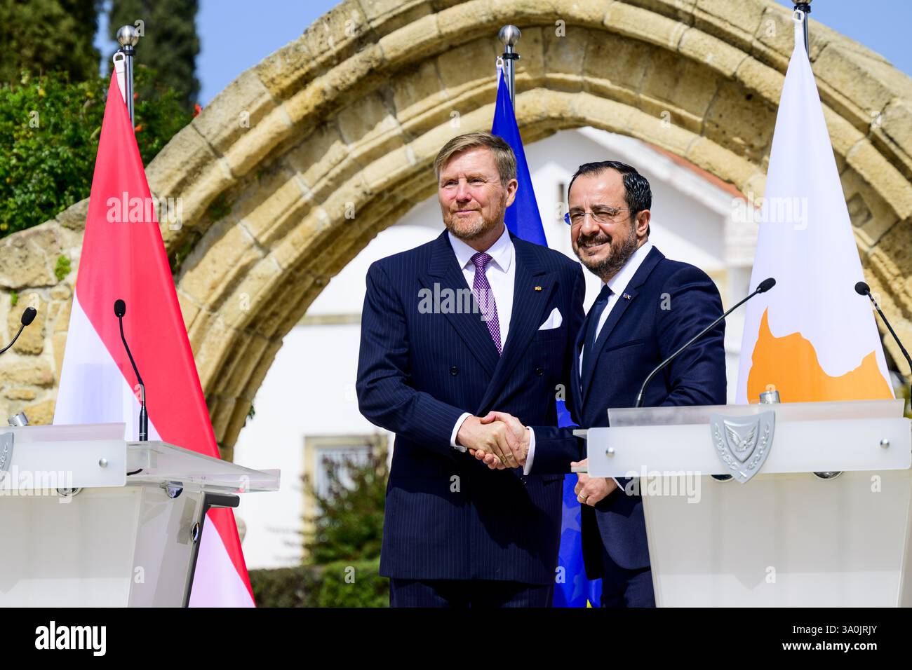 Larnaca, The Netherlands, 2025-03-04 11:29:31 CYPRUS, 04-03-2025,King ...