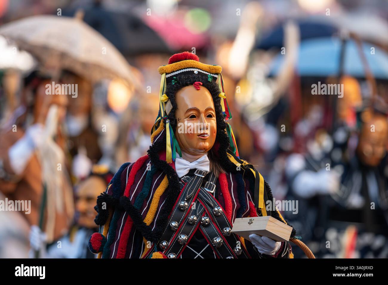 04 March 2025, Baden-Württemberg, Rottweil: A fringed dress, a ...