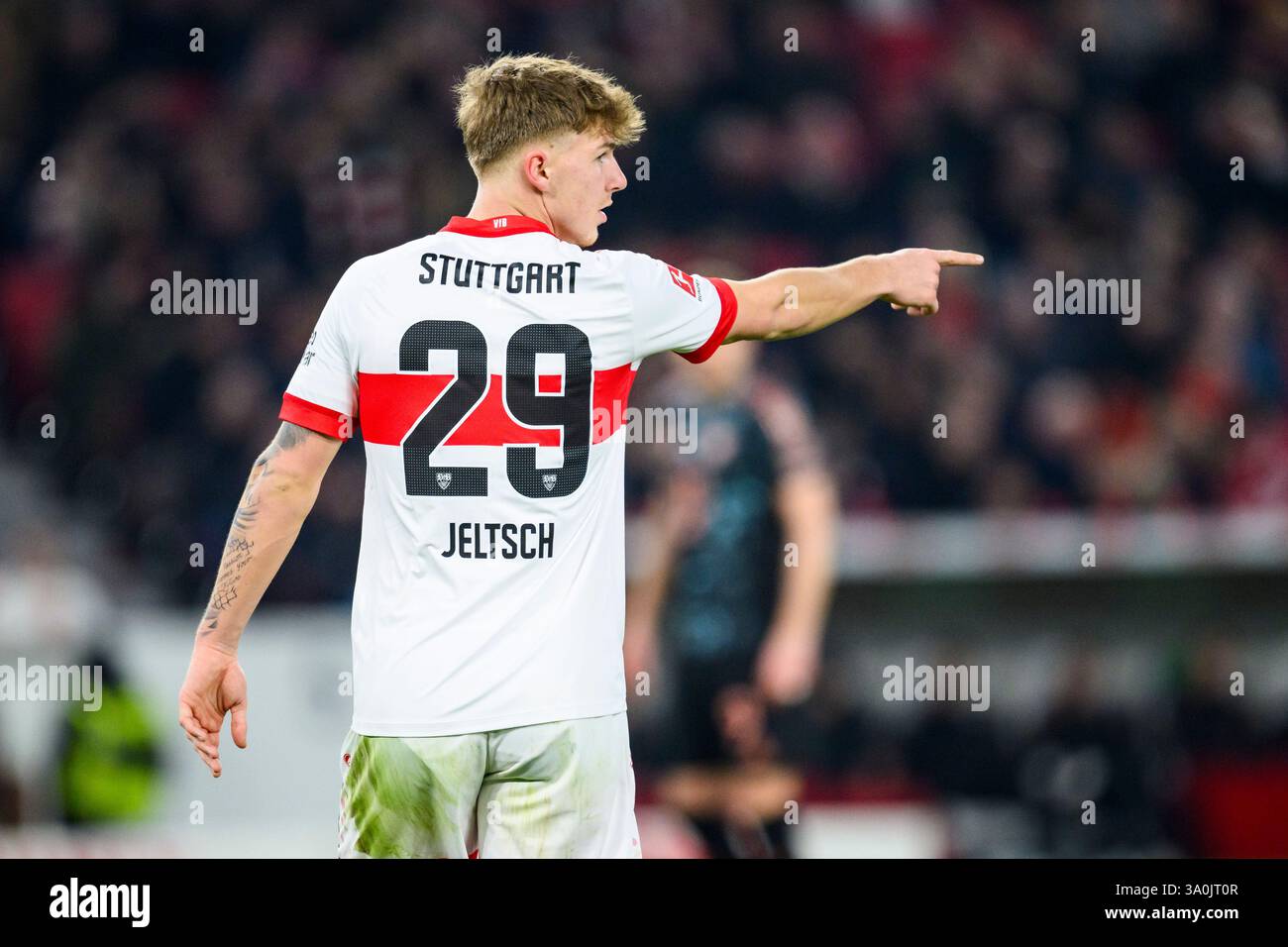 Stuttgart, Germany. 28th Feb, 2025. Soccer: Bundesliga, VfB Stuttgart ...