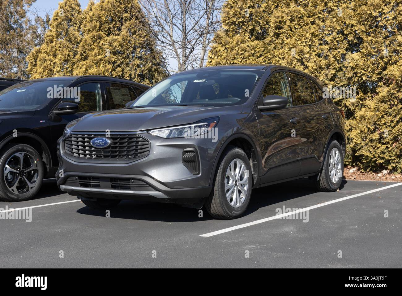 Zionsville - March 2, 2025: Ford Escape FWD display at a dealership ...
