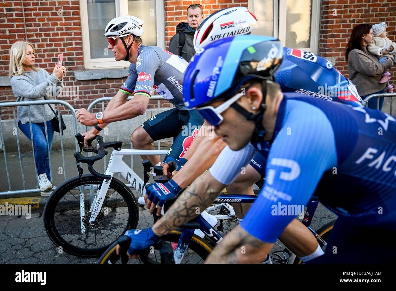 Dour, Belgium. 04th Mar, 2025. Dutch Mathieu van der Poel of Alpecin ...