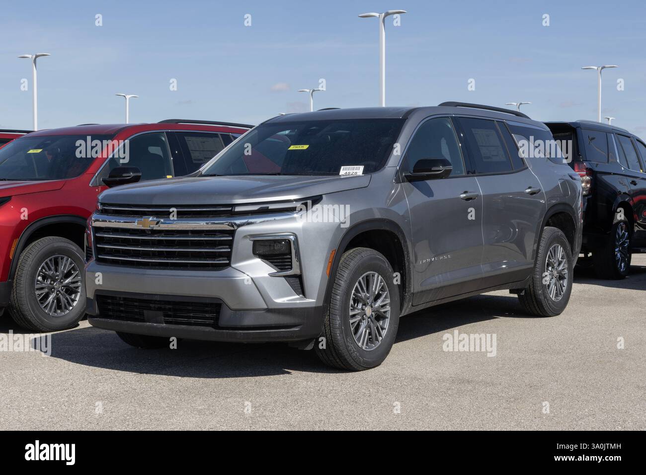 Indianapolis - March 2, 2025: Chevrolet Traverse LT FWD SUV at a ...