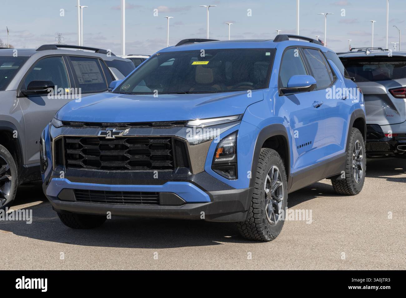 Indianapolis - March 2, 2025: Chevrolet Equinox ACTIV FWD display at a ...