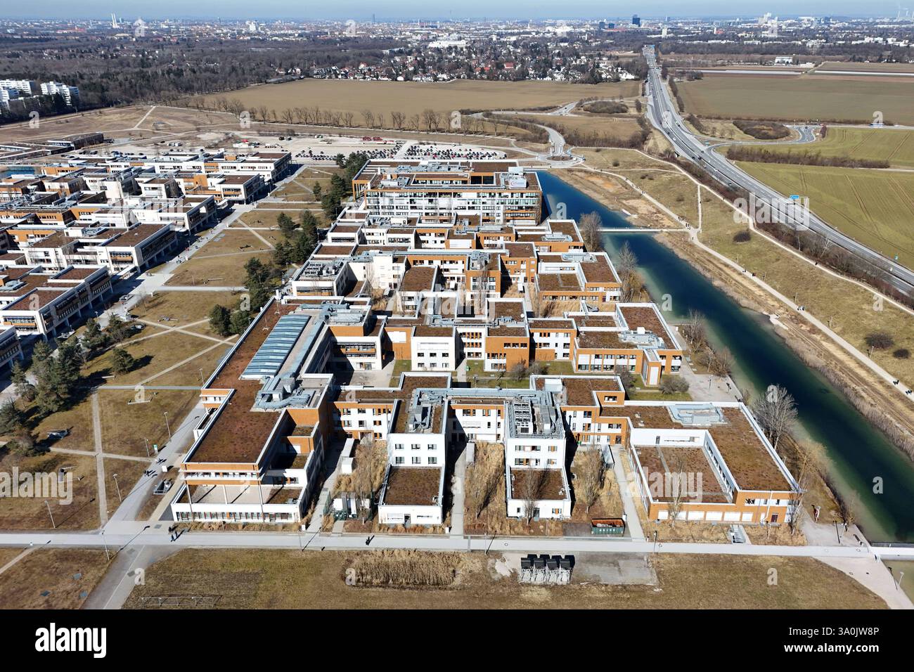 Luftbild Firmengelaende INFINEON Technologies AG. Kampeon,Campeon ...