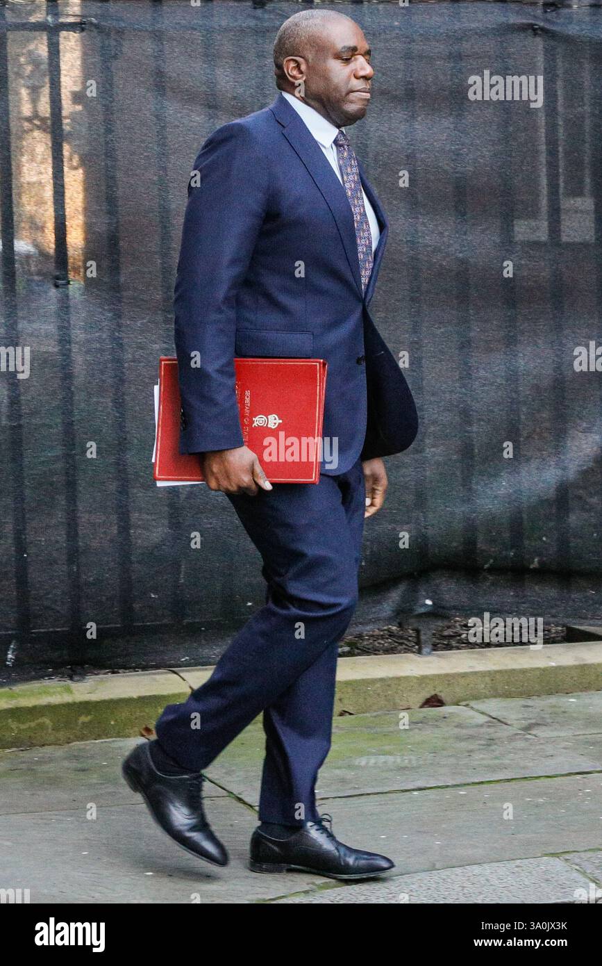 London, UK. 04th Mar, 2025. David Lammy, Foreign Secretary, MP ...