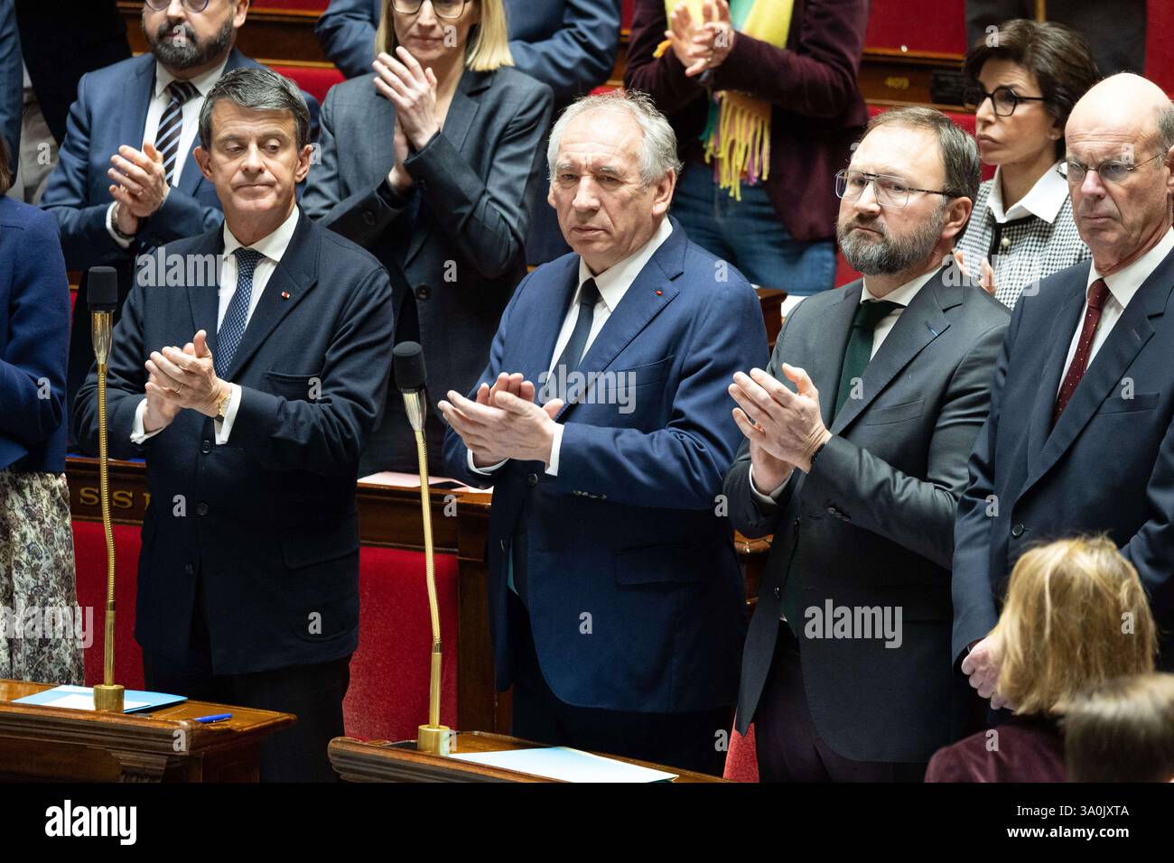 French Prime Minister Francois Bayrou, French Minister of Overseas ...