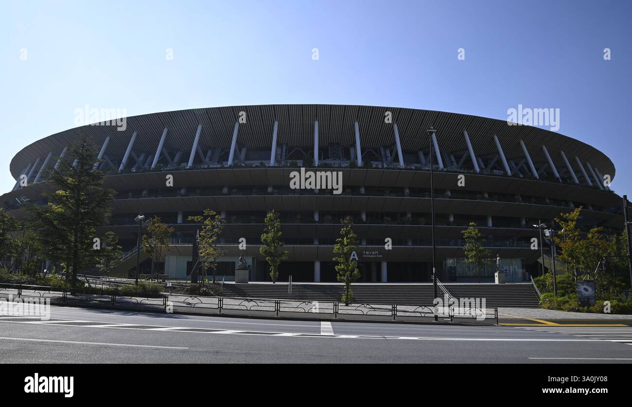 Scenic view of the National Stadium as seen from the 7th floor of the 4 ...