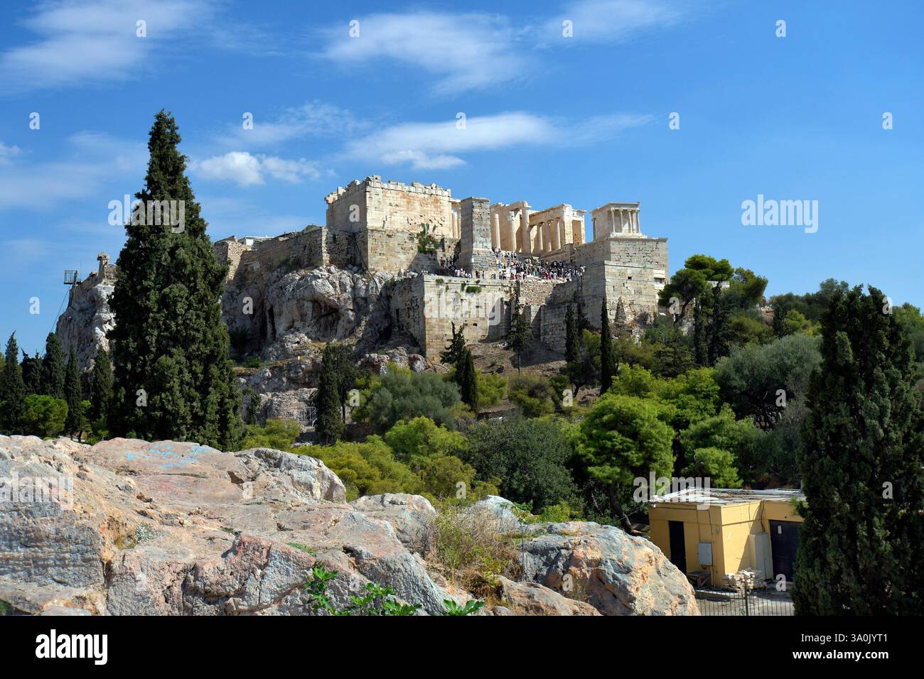 Athens, Greece - September 24, 2024: Crowd of tourists and ancient ...
