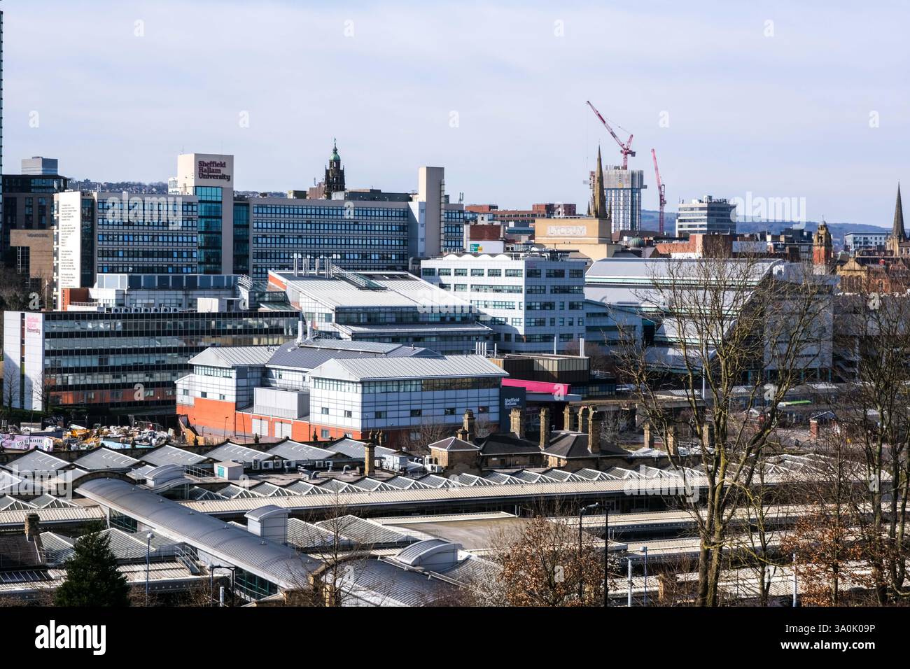 Views of Sheffield City Centre in South Yorkshire Stock Photo - Alamy