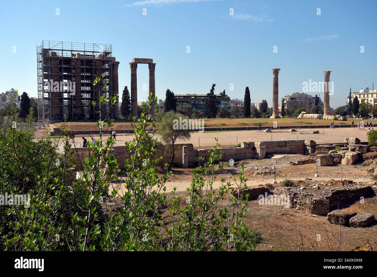 Athens, Greece - September 25, 2024: Olympieion - former temple from ...