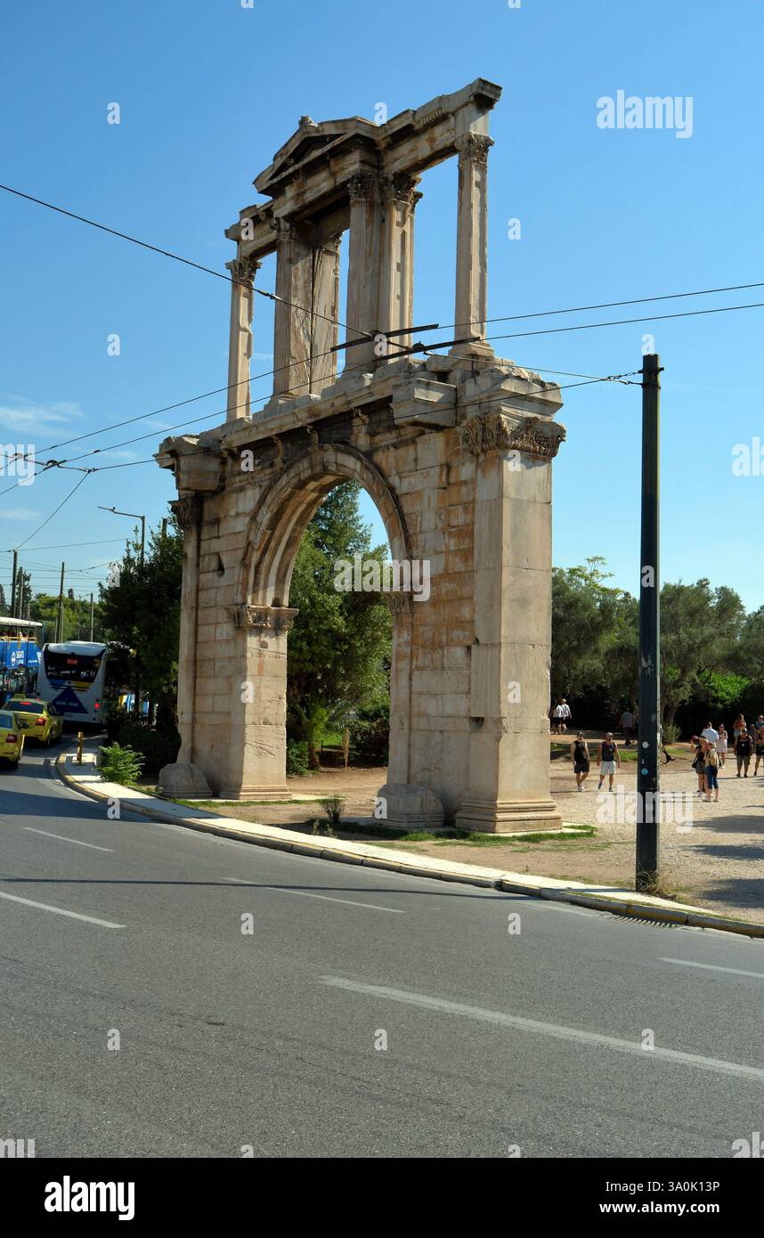 Athens, Greece - September 25, 2024: Crowd of unidentified tourists on ...