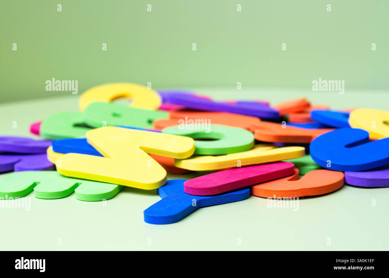 English alphabet letters for education Stock Photo - Alamy