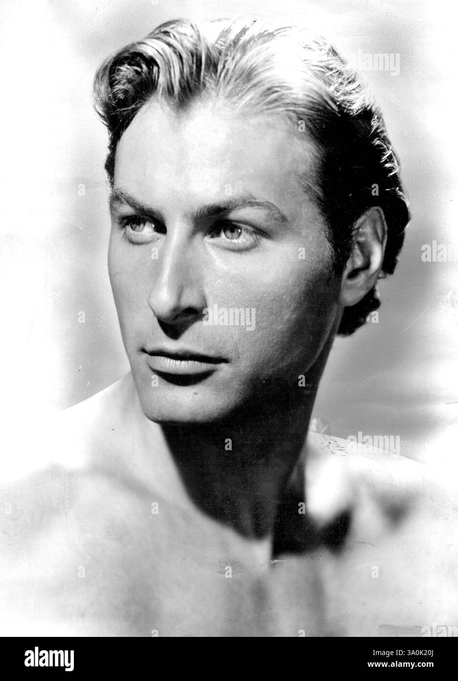 Lex Barker who replaces Weismuller as Tarzan 1949. August 09, 1949 Stock Photo - Alamy