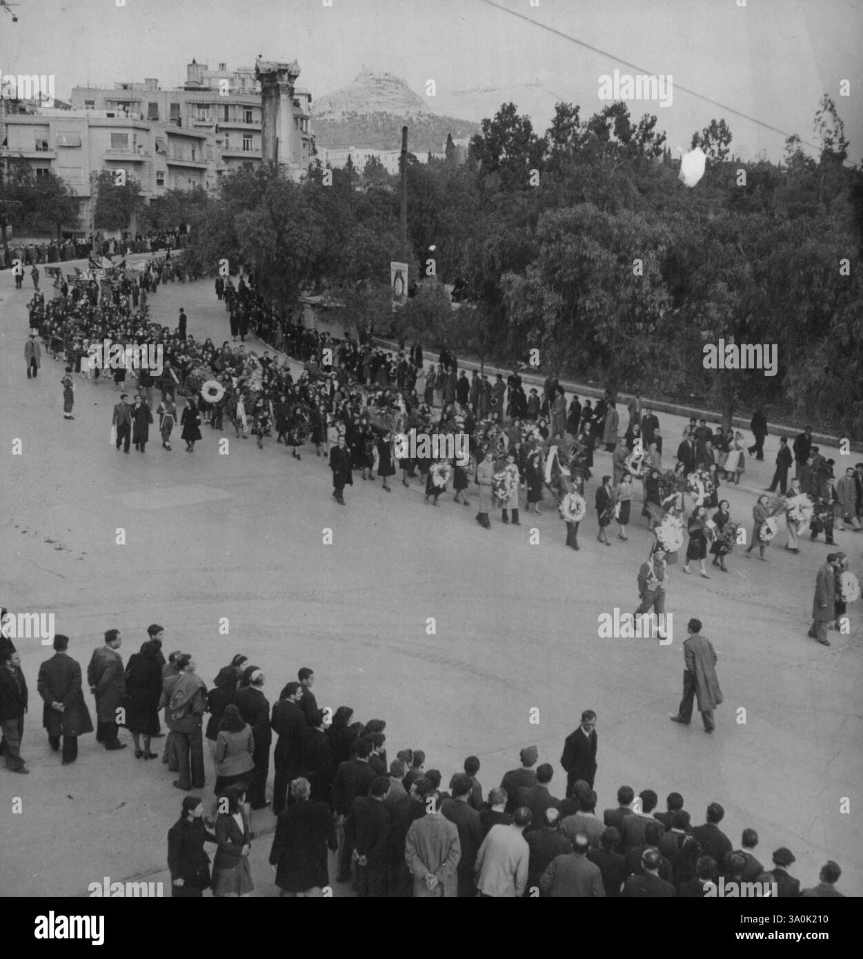 Funeral Procession Follows Athens Shooting -- A funeral procession for ...