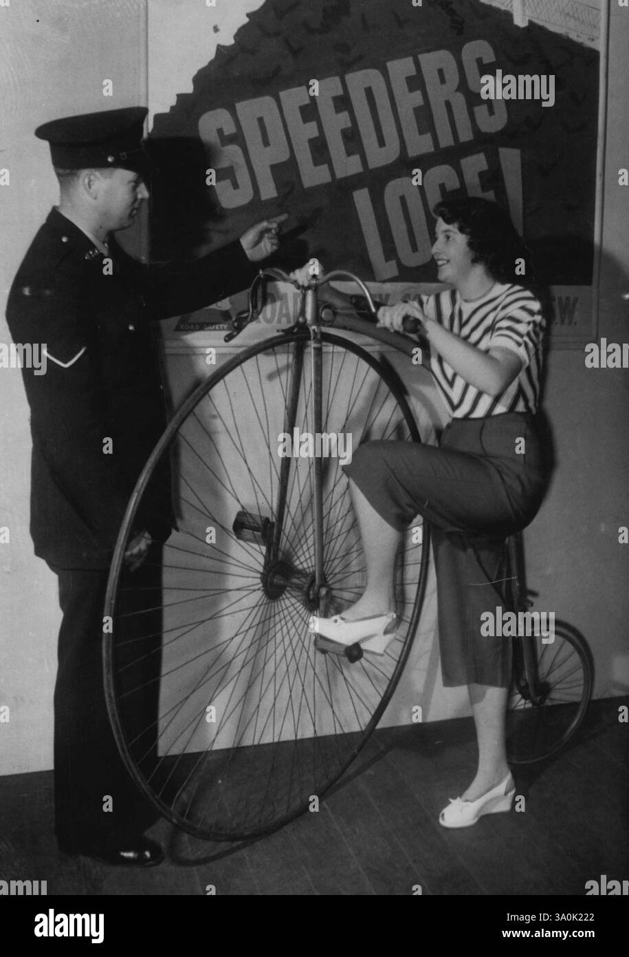 A word of warning from Police Courtesy Lecturing Staff officer ...