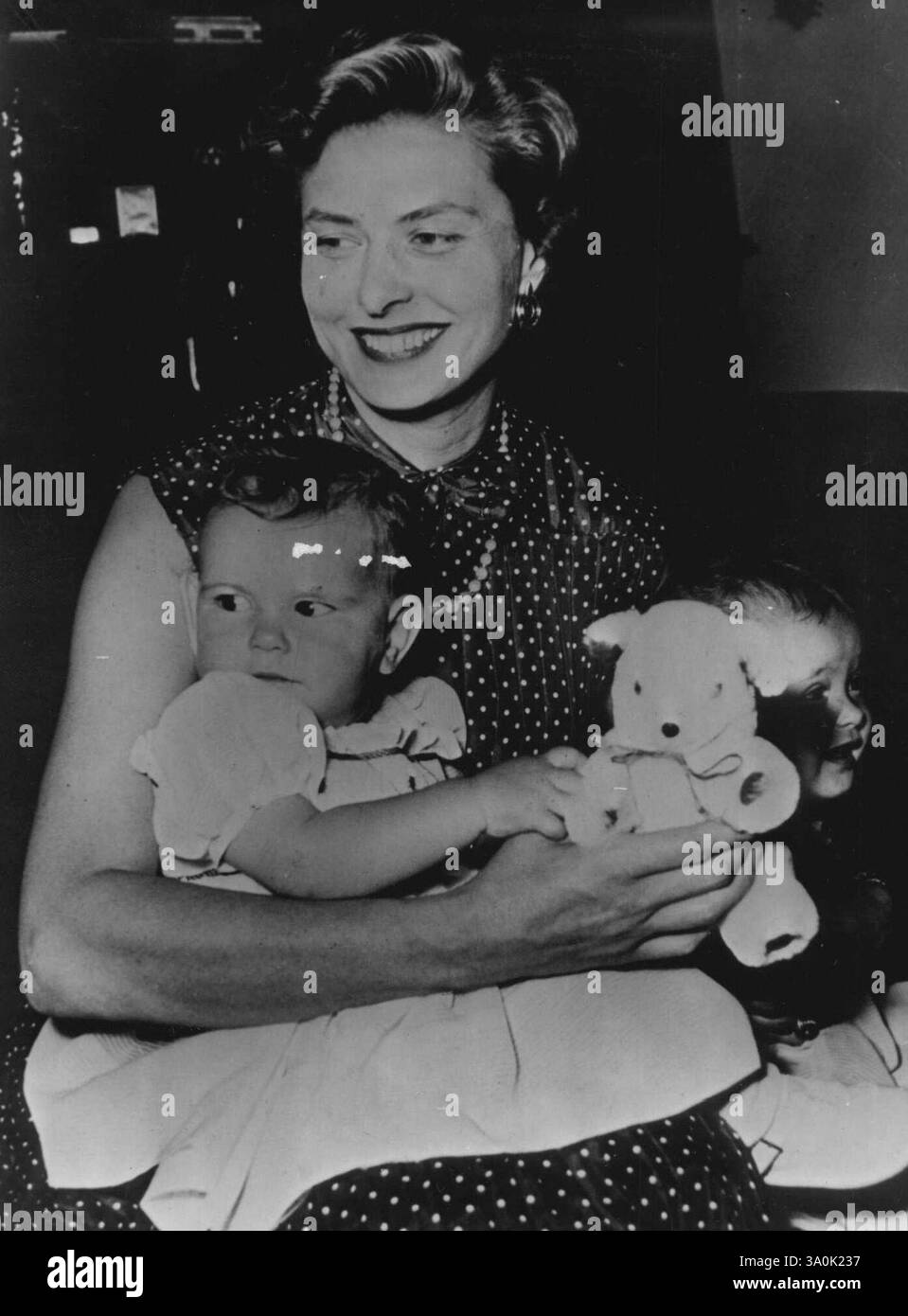 Bergman Twins Celebrate First Birthday: Photo shows: Ingrid Bergman ...