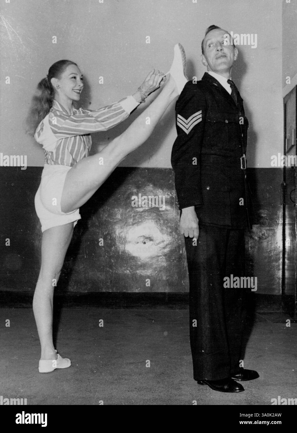 Belita Ties her Shoe Laces -- Believing that here is nothing like good ...