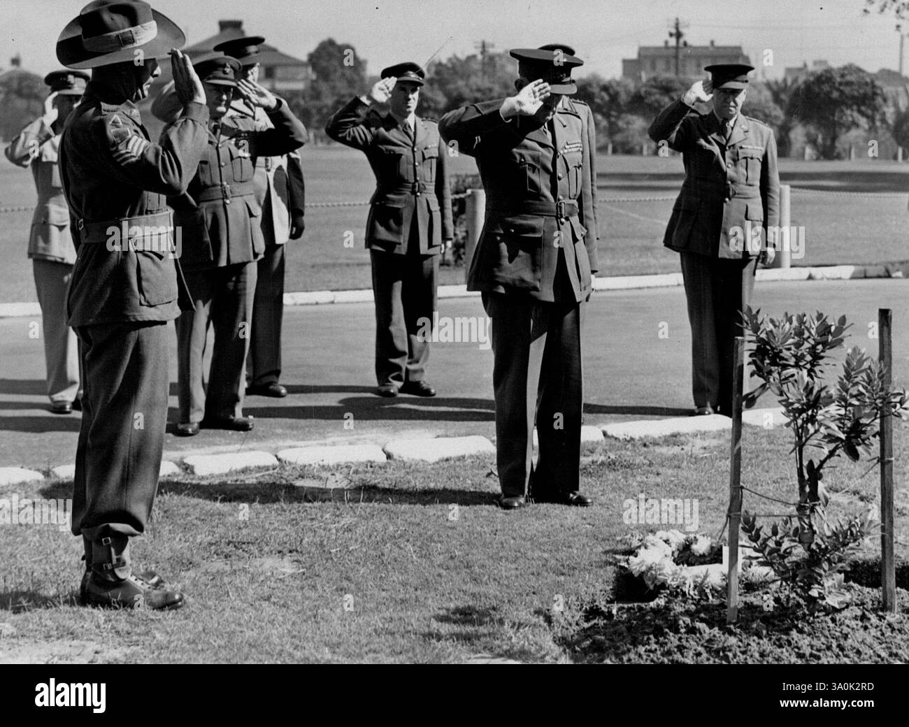 Anzac Day Service Vic Barracks Lieut. Gen. F. H. Berryman G.O.C ...