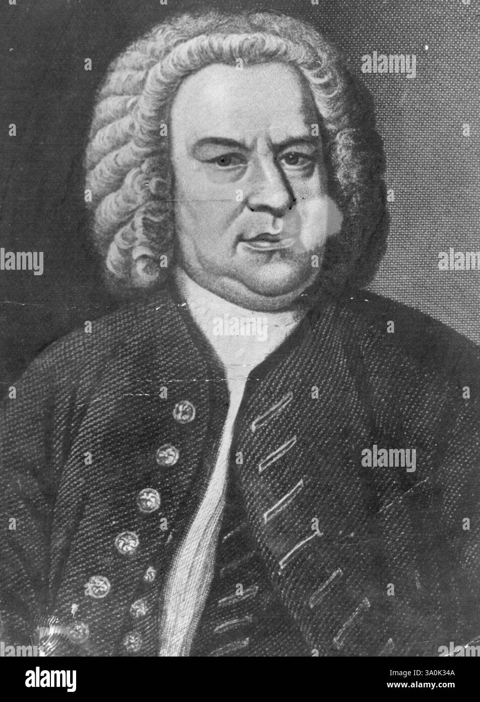 Johan Sebastian Bach. March 28, 1949 Stock Photo - Alamy