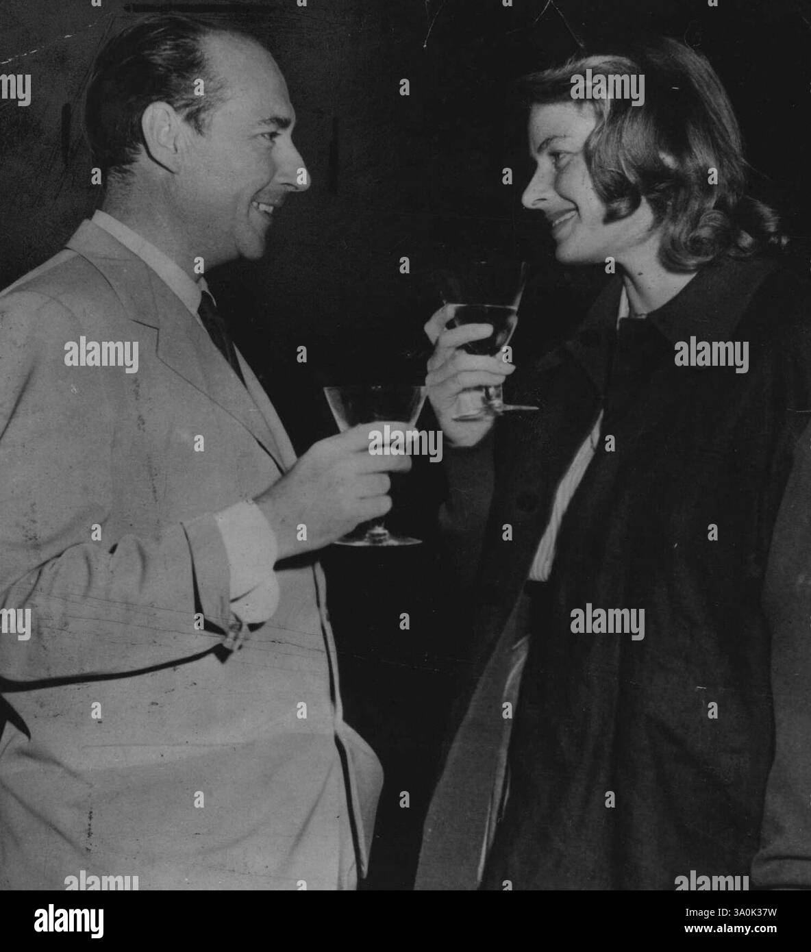 Ingrid Toasts Her ' Swan Song': Farfa, Italy: Film Actress Ingrid ...